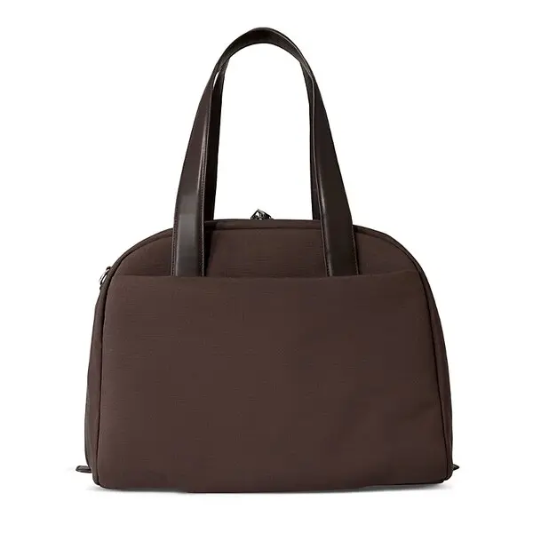 BEIS The Leather Trim Duffle - Espresso
