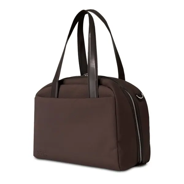 BEIS The Leather Trim Duffle - Espresso