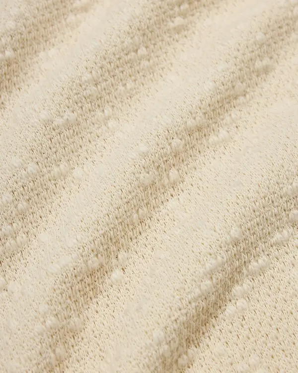 KROST Textured Cotton Knit Polo Shirt