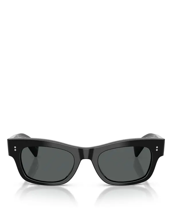 Oliver Spencer Sonia Pillow Sunglasses, 51mm - Black
