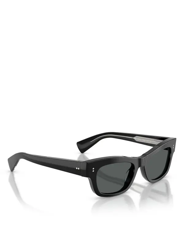 Oliver Spencer Sonia Pillow Sunglasses, 51mm - Black