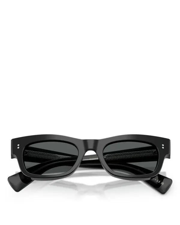 Oliver Spencer Sonia Pillow Sunglasses, 51mm - Black