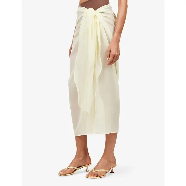 4TH & RECKLESS Side-tie Sheer Sarong