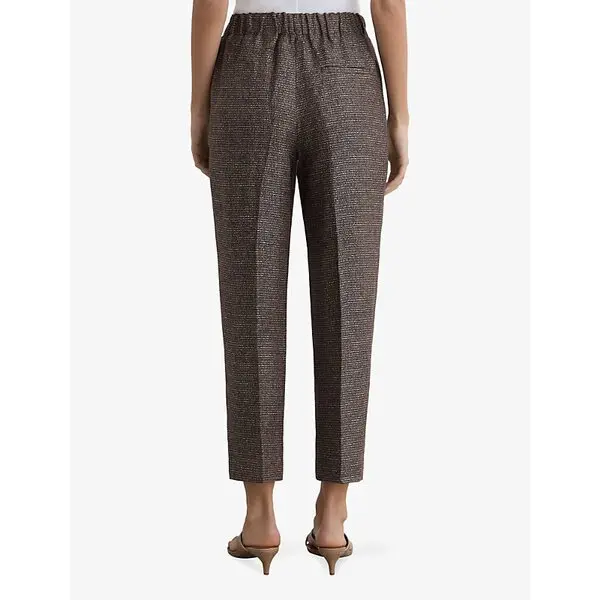 REISS Lourdes Cropped Trousers