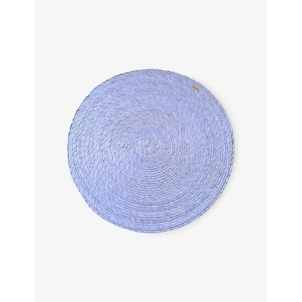 MAKAUA Round Woven Placemat 38cm - Cielo