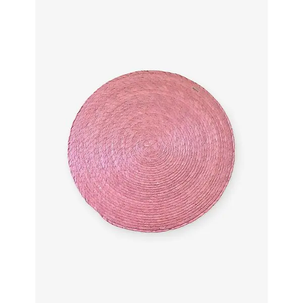 MAKAUA Round Woven Placemat 38cm - Clavel