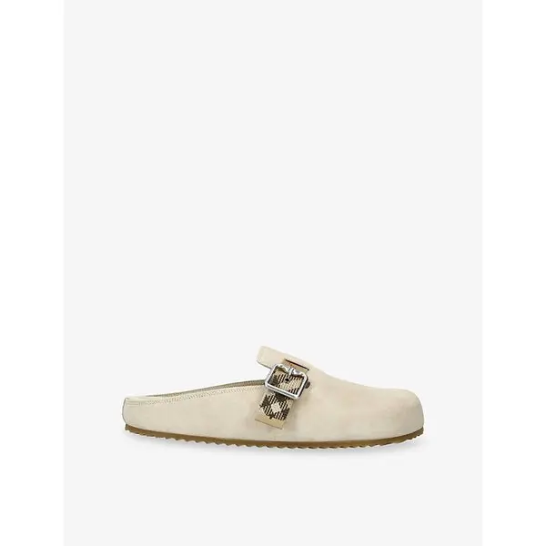 Burberry Urchin Suede Clogs