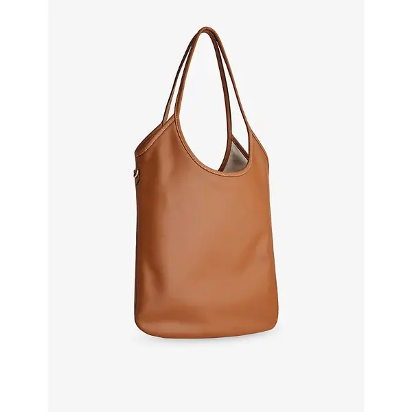 Miu Miu Ivy Leather Shoulder Bag - Cognac