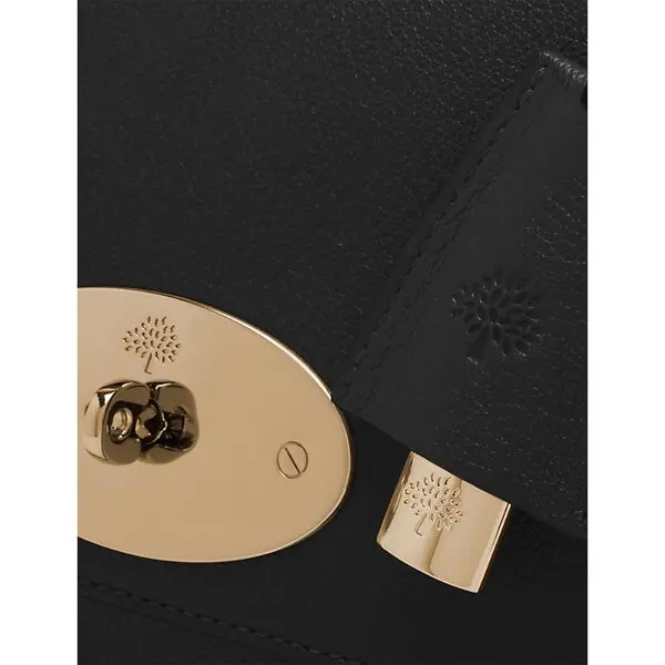 Mulberry Lily Leather Shoulder Bag - Black