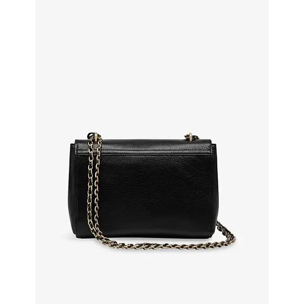 Mulberry Lily Leather Shoulder Bag - Black
