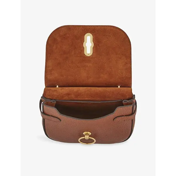Mulberry Amberley Small Pebbled-leather Satchel Bag - Oak