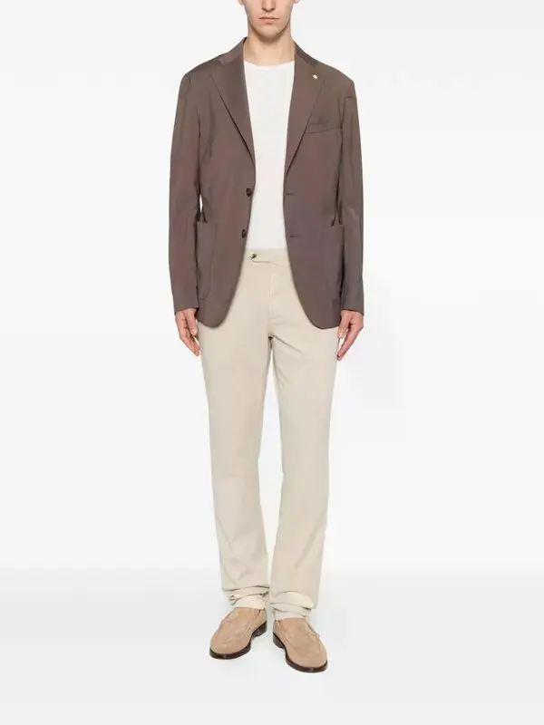 MANUEL RITZ Nuvola Notch-lapel Jacket - Neutrals