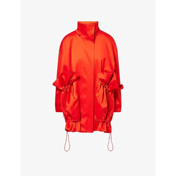ASHLYN Chandra Cocoon Cotton Coat