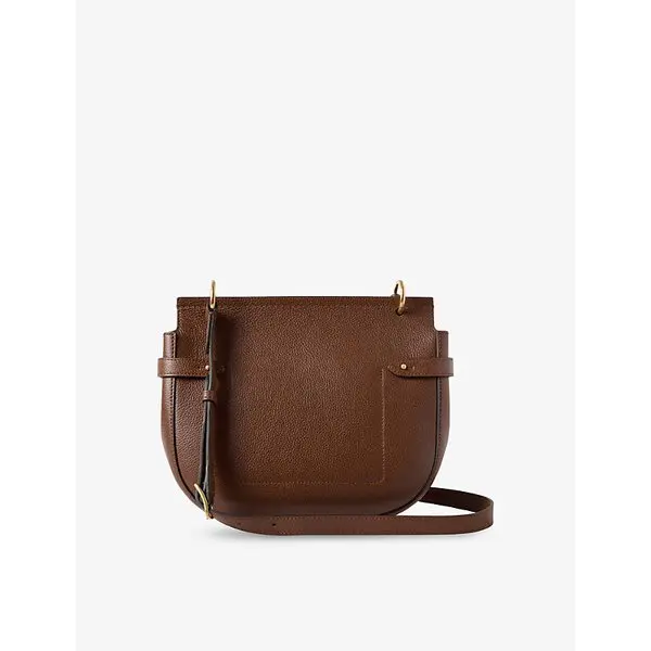 Mulberry Leather Amberley Satchel - Oak