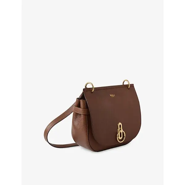 Mulberry Leather Amberley Satchel - Oak