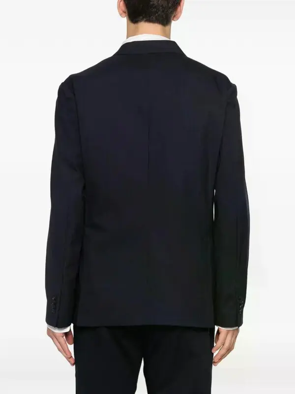 MANUEL RITZ Double-breasted Blazer - Blue
