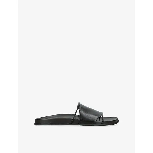 THE ROW Vivienne Leather Slide Sandals