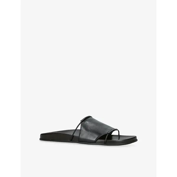 THE ROW Vivienne Leather Slide Sandals