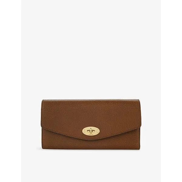 Mulberry Darley Leather Wallet - Oak