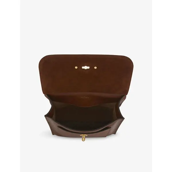 Mulberry Antony Grained-leather Cross-body Bag - Oak