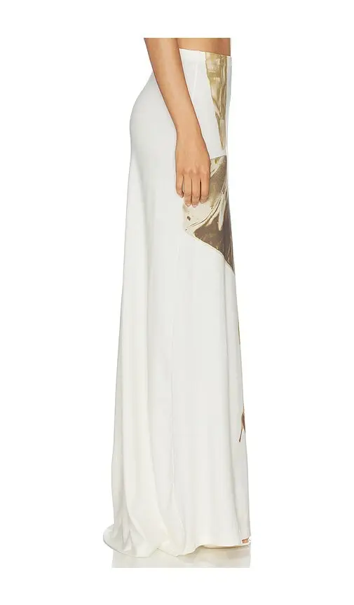MARRKNULL Printed Maxi Skirt
