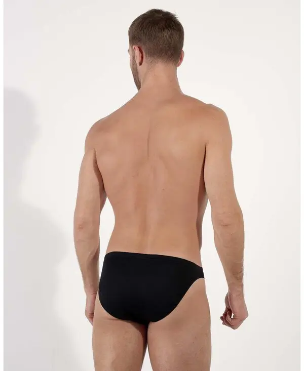 HOM Premium Cotton Micro Briefs - Black