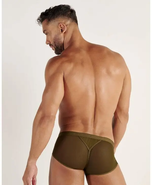 HOM Woh Personal Allure Mini Briefs - Olive