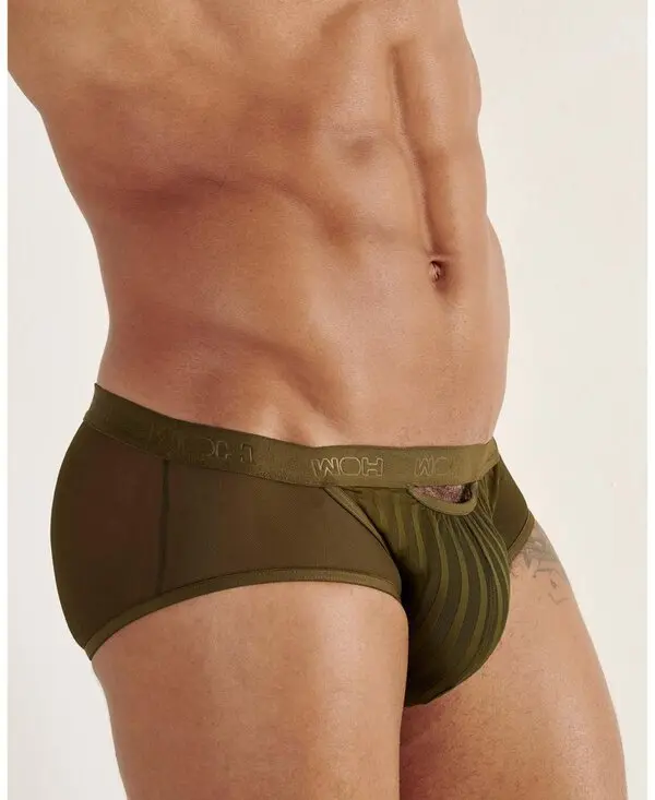 HOM Woh Personal Allure Mini Briefs - Olive