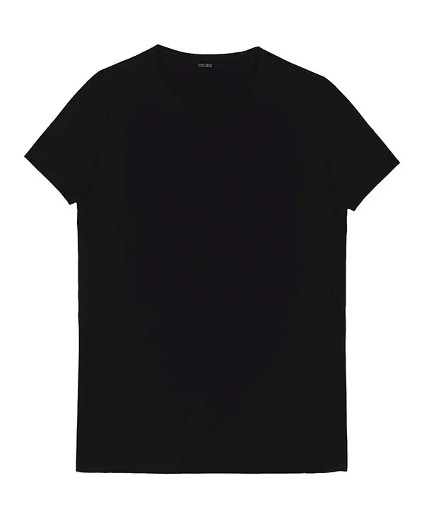 HOM Supreme Cotton Crew Neck T-shirt - Black