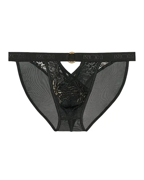 HOM Woh Pure Seduction Tanga Briefs - Black