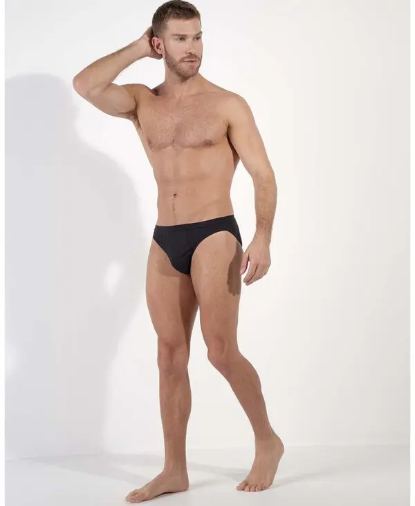 HOM Supreme Cotton Comfort Micro Briefs - Black