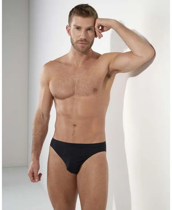 HOM Supreme Cotton Comfort Micro Briefs - Black