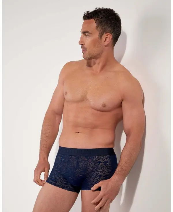 HOM Lace Trunk - Navy
