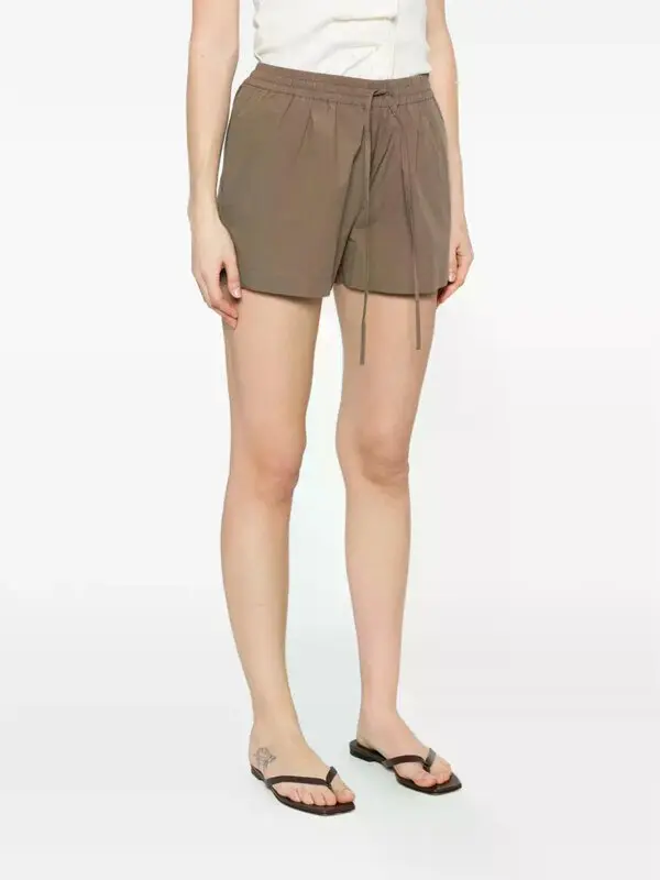 Matteau Drawstring-waistband Shorts - Brown