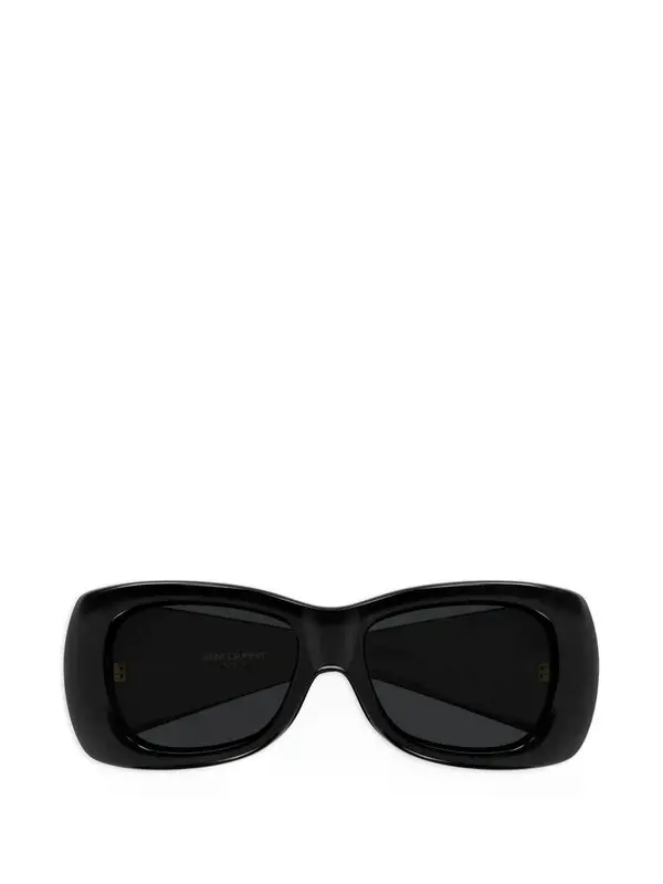 Saint Laurent Howl Rectangle-frame Sunglasses - Black