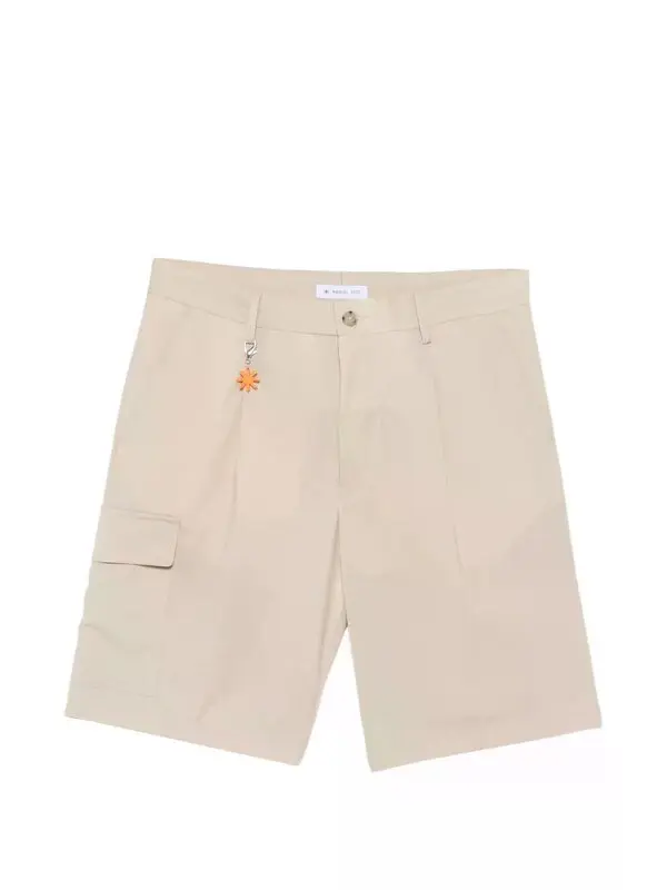 MANUEL RITZ Pleated Shorts - Neutrals