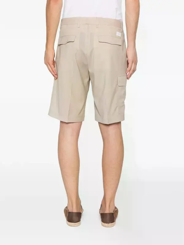 MANUEL RITZ Pleated Shorts - Neutrals
