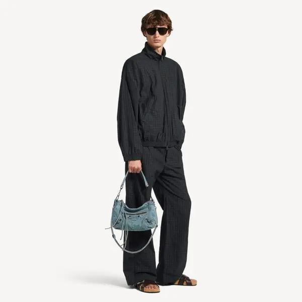 Balenciaga Le City Moto Small Bag - Blue