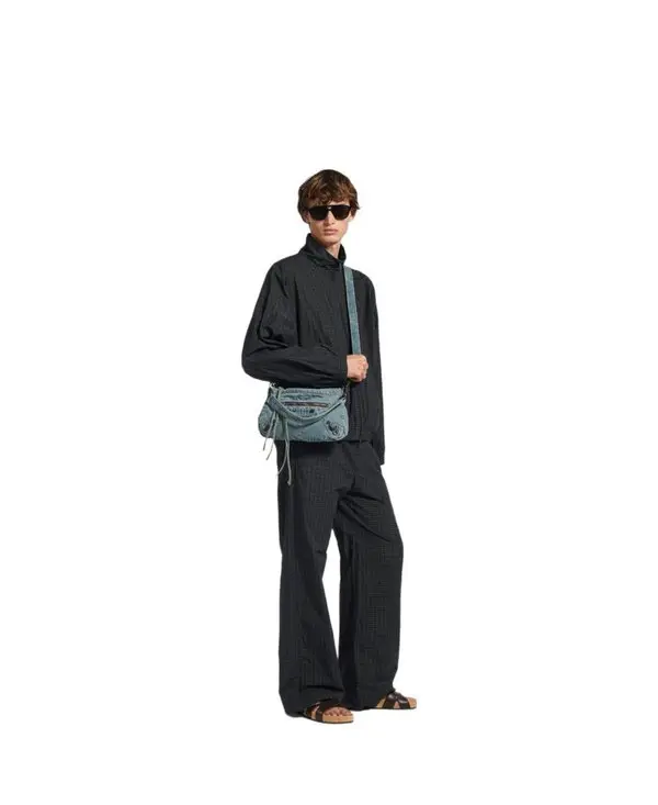Balenciaga Le City Moto Small Bag - Blue