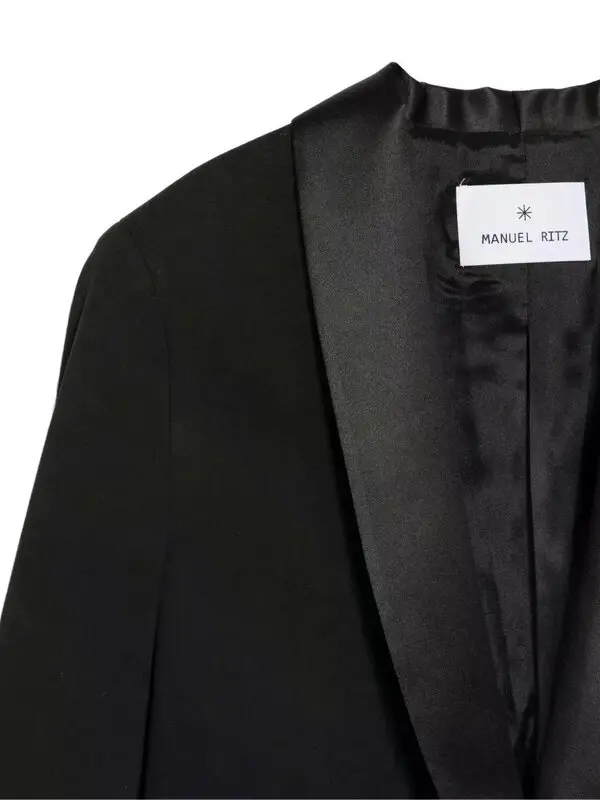 MANUEL RITZ Long-sleeve Single-breasted Blazer