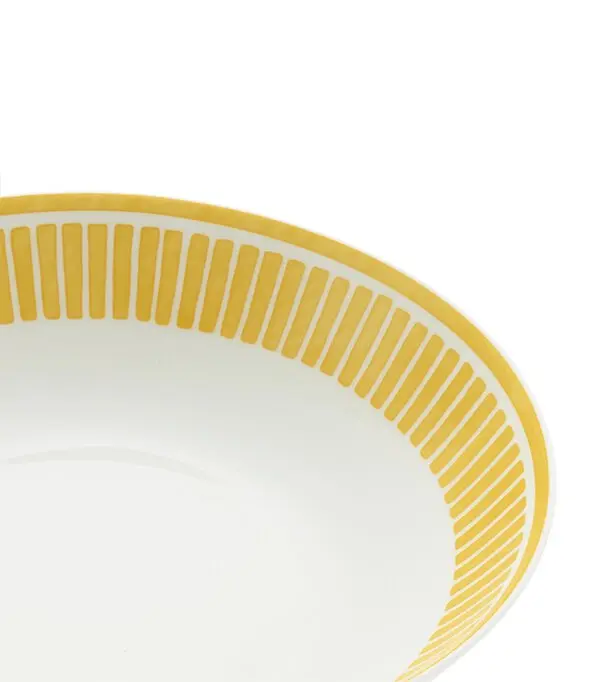 Christofle Porcelain Malmaison Riviera Bowl - Yellow