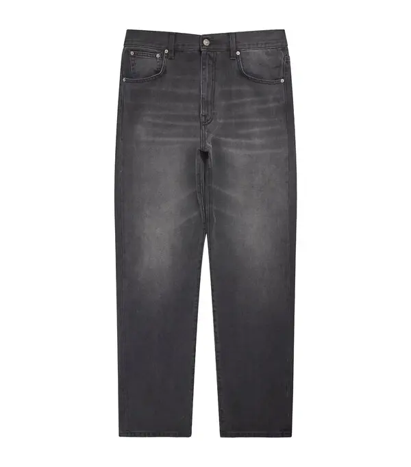 424 Loose Wide-leg Jeans - Black