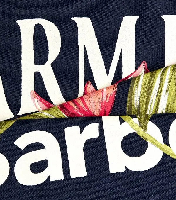 Barbour X Farm Rio Wild Flower T-shirt - Navy