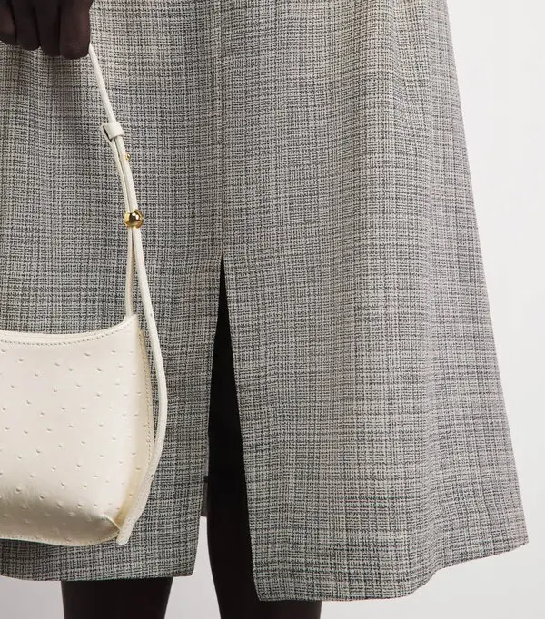 Bite Studios Wool Midi Skirt With Pocket Detail