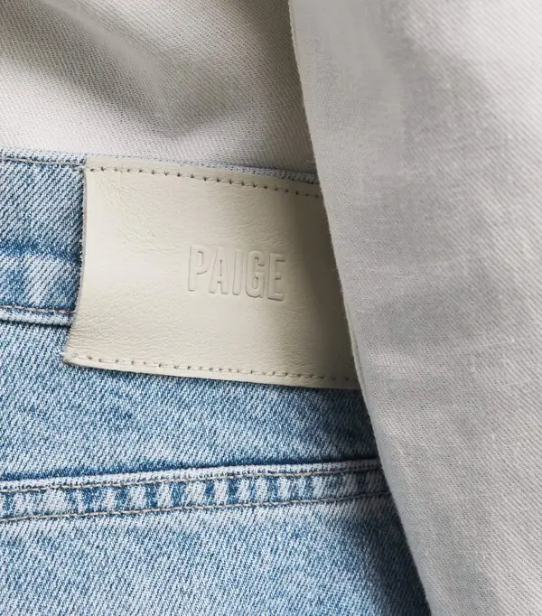 Paige Doheny Relaxed Straight Jeans - Blue