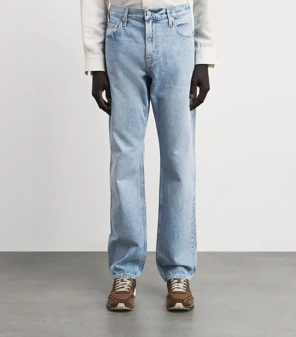 Paige Doheny Relaxed Straight Jeans - Blue