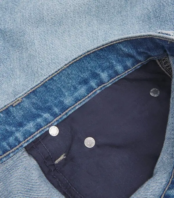 Paige Doheny Relaxed Straight Jeans - Blue