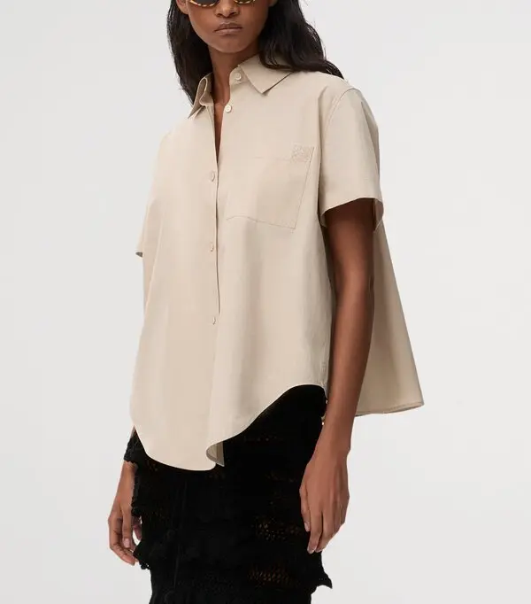 Loewe X Paula's Ibiza Anagram Shirt - Beige