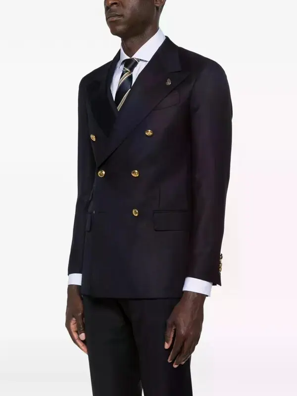 GABRIELE PASINI Double-breasted Wool Blazer