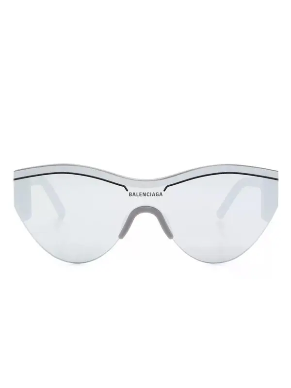Balenciaga Oval-frame Sunglasses - Grey